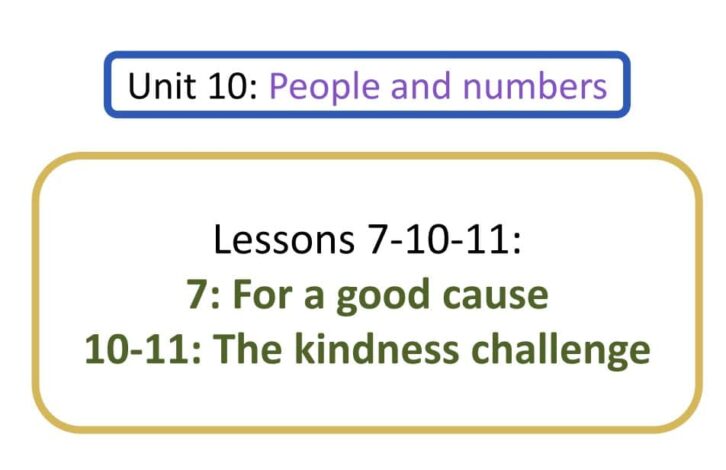 حل درس For A Good Cause – The Kindness Challenge انجليزي للصف السابع ...