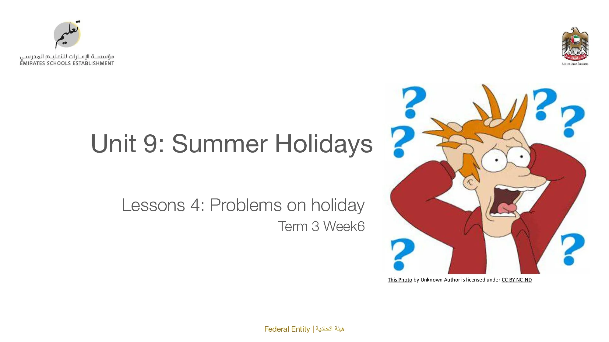 حل درس Problems on holiday لغة انجليزية الصف التاسع عام | امارات سكول
